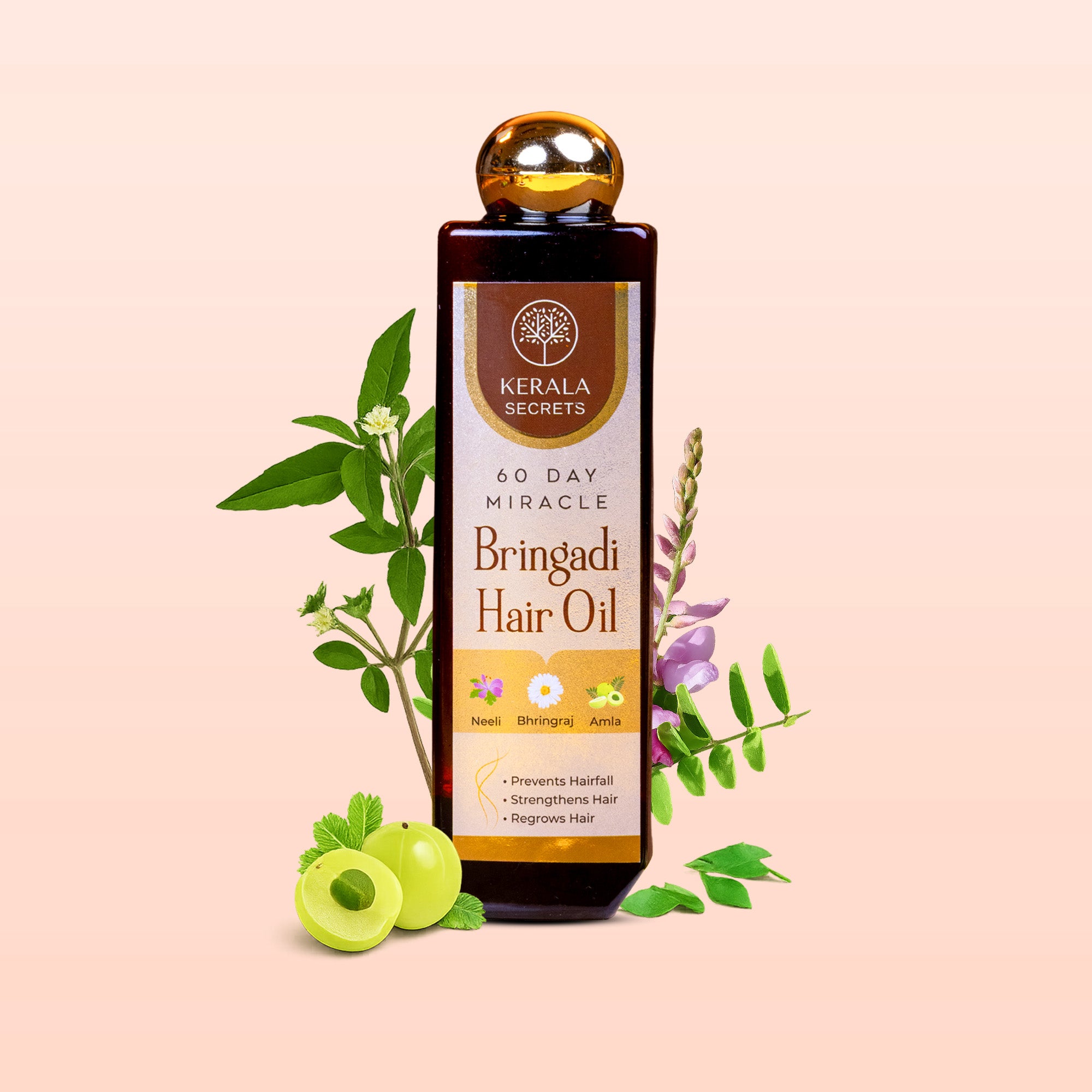 60 Day Miracle Bringadi Hair Oil – Kerala Secrets